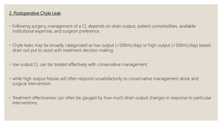 Management of Chyle leakage after head and neck surgery - DIKIOHS DUHS ...