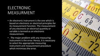 Electronic measuring system (EMS) | PPTX