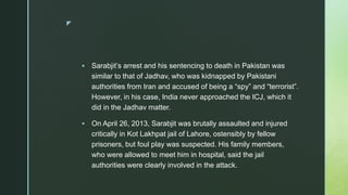 Sarabjit Singh 2013 case study ppt | PPTX