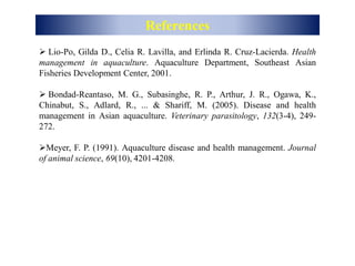 Fish Health Management | PDF