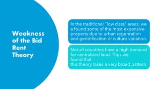 Bid Rent Theory | PDF