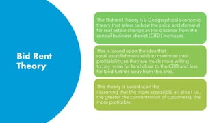 Bid Rent Theory | PDF