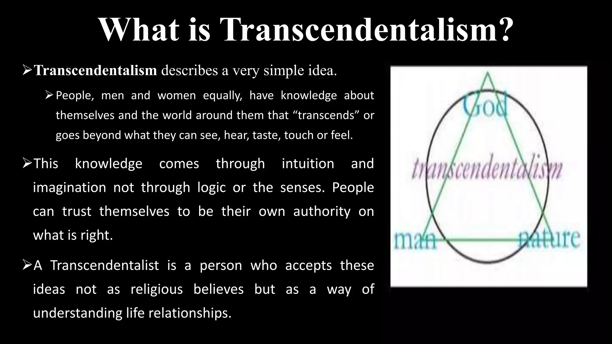 Transcendentalism | PPTX