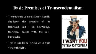 Transcendentalism | PPTX | Spirituality | Religion & Spirituality