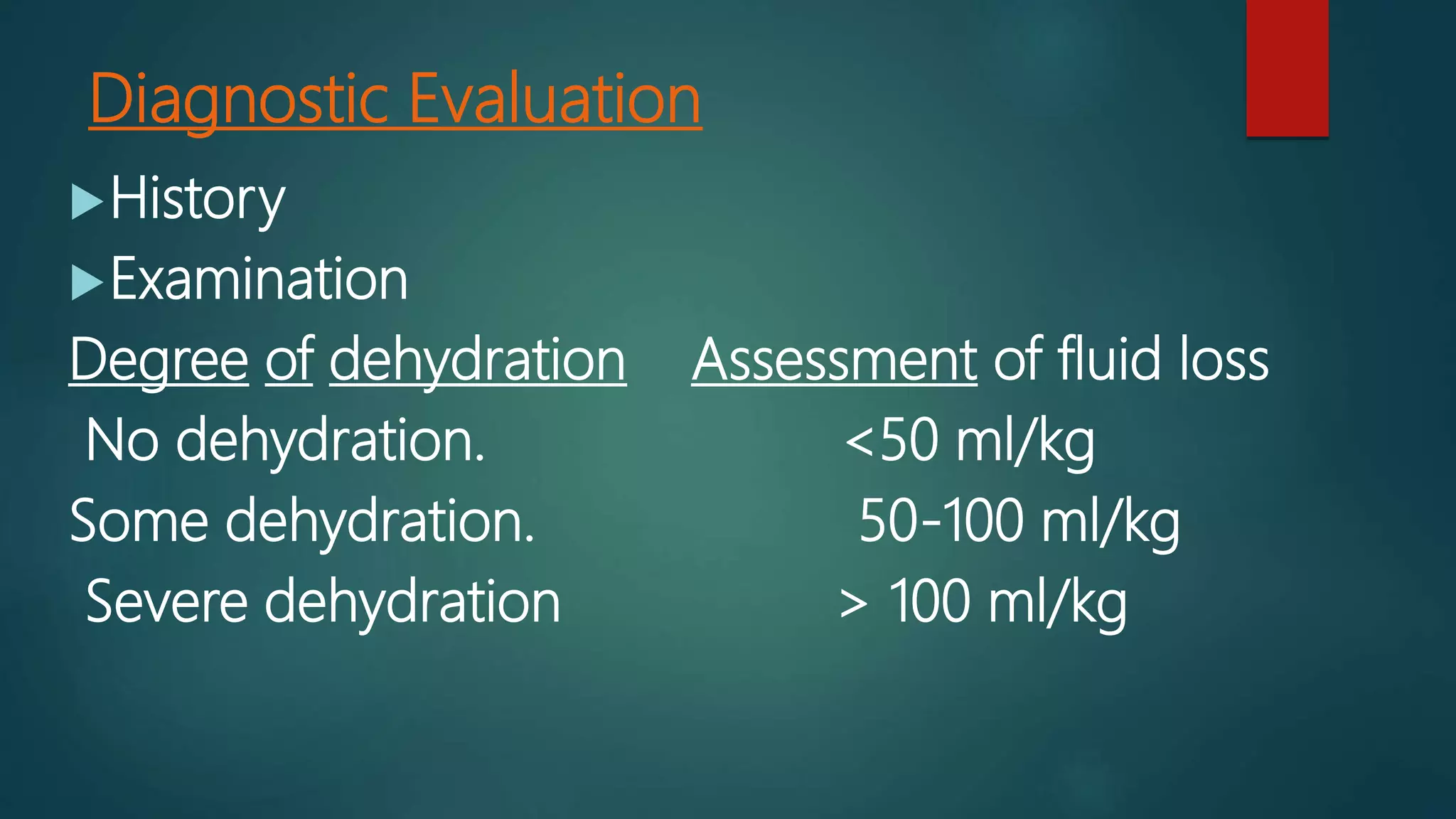 Diarrhea and vomiting | PPTX