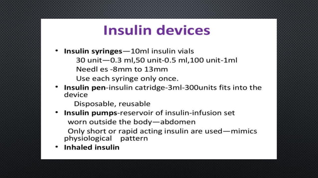 Insulin therapy | PDF