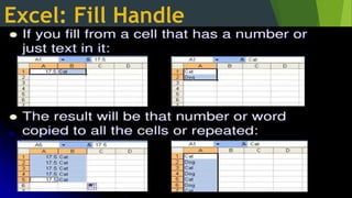 Excel Fill Handle | PPTX