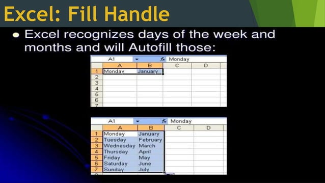 Excel Fill Handle | PPTX