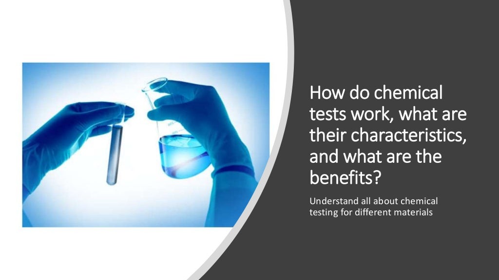 chemical testing | PPTX