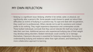 Bullying in schools | PPTX