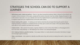 Bullying in schools | PPTX