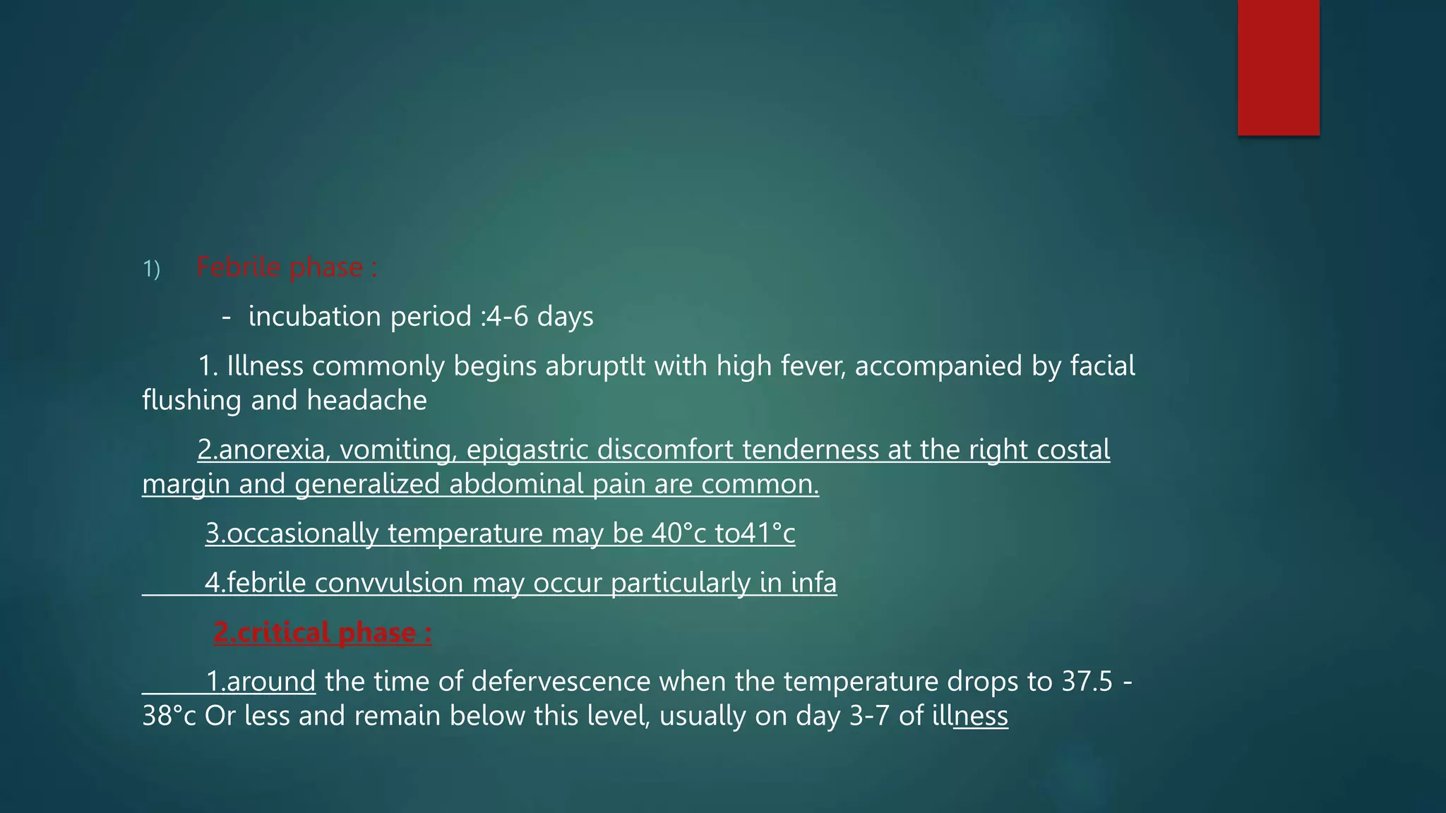 dengue syndrome | PPTX