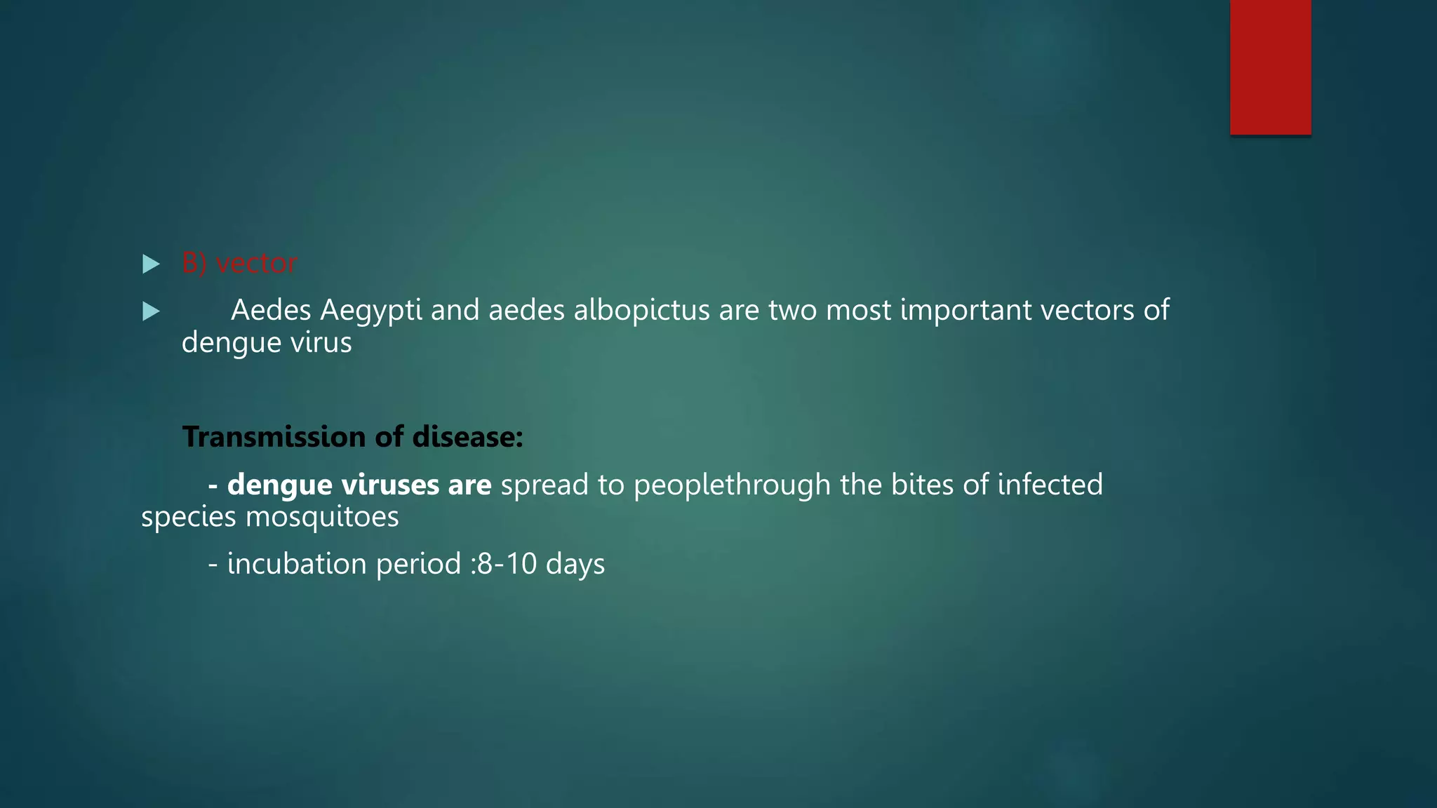 dengue syndrome | PPTX