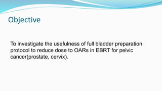 BLADDER PROTOCOL :- IS IT NECESSARY ? | PPT