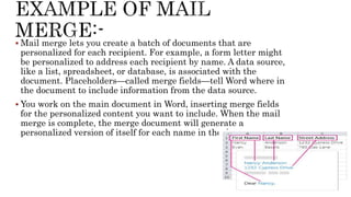 Mail merge | PPTX
