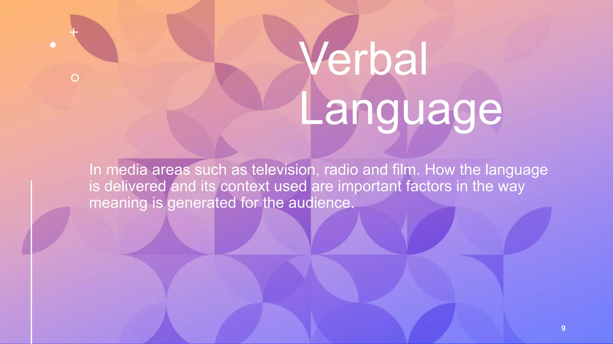 Media language | PPTX