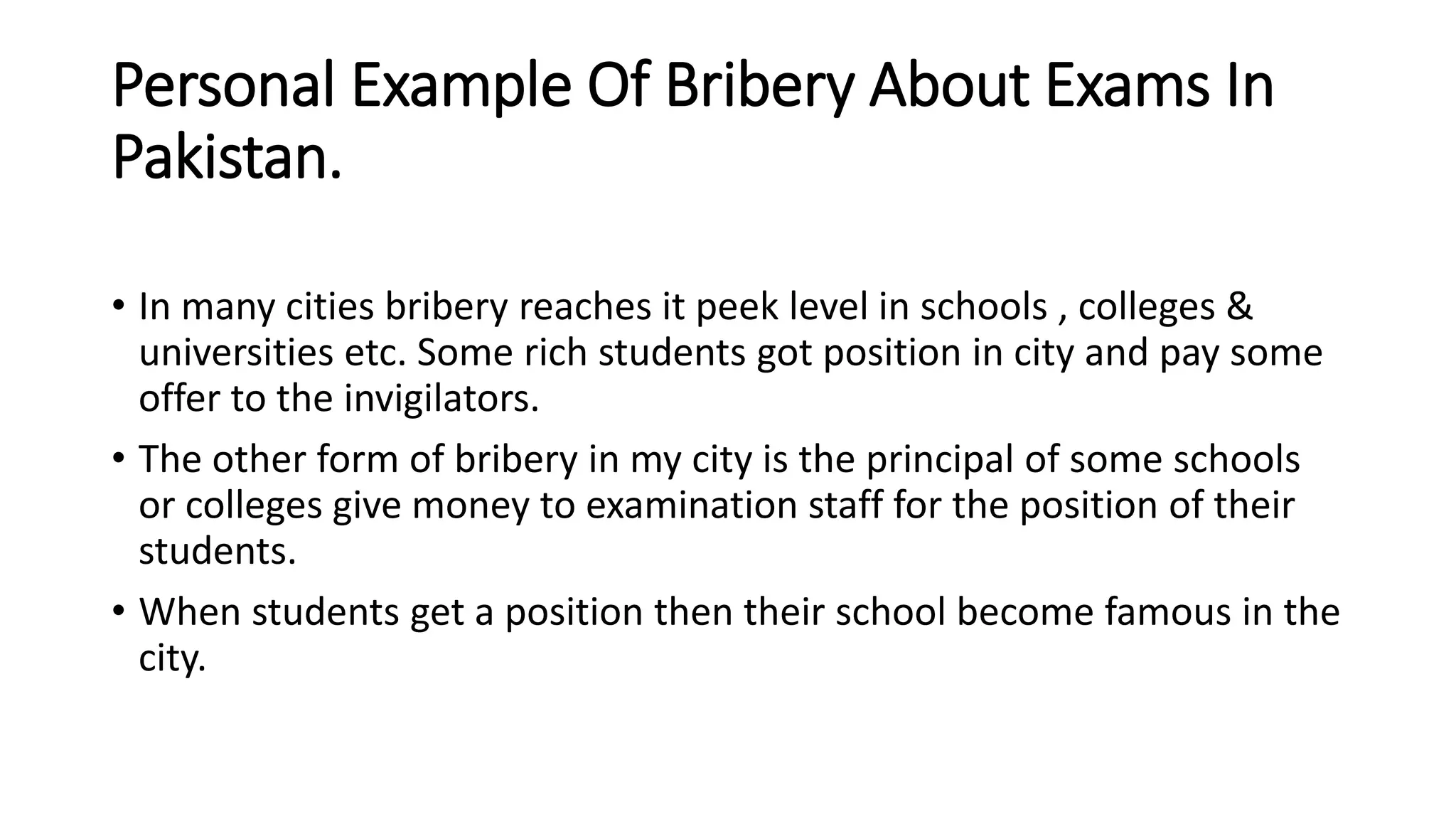 Examination System in Pakistan | PPTX