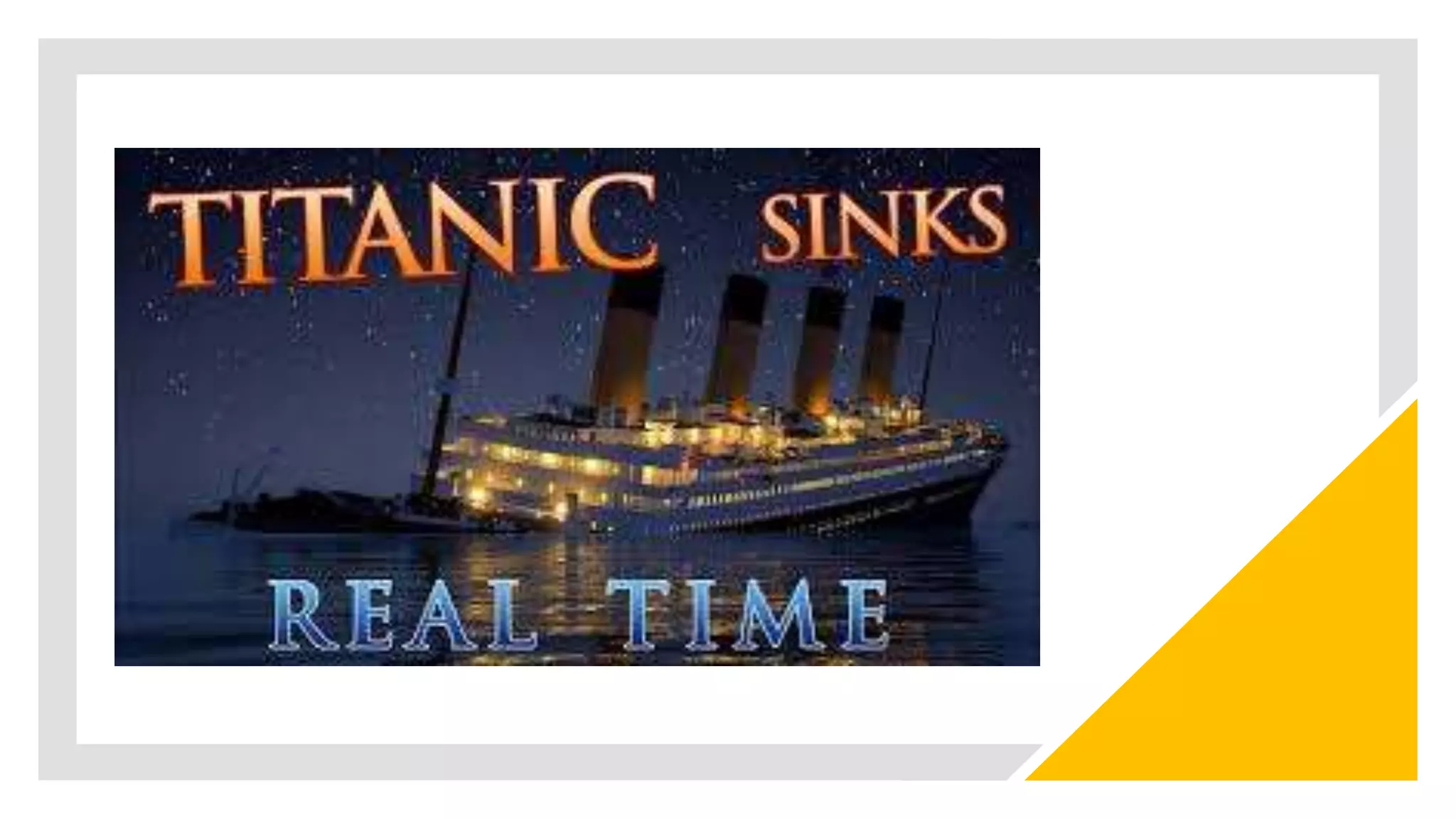 Titanic ship by kishan | PPTX