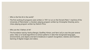 Artificial intelligence and machine | PPT