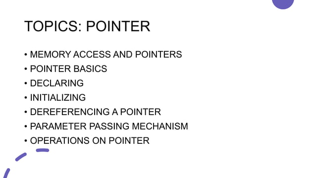 Pointers | PPT