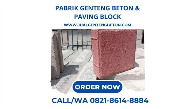 KUALITAS TERBAIK, Pinggiran Paving Block | PDF