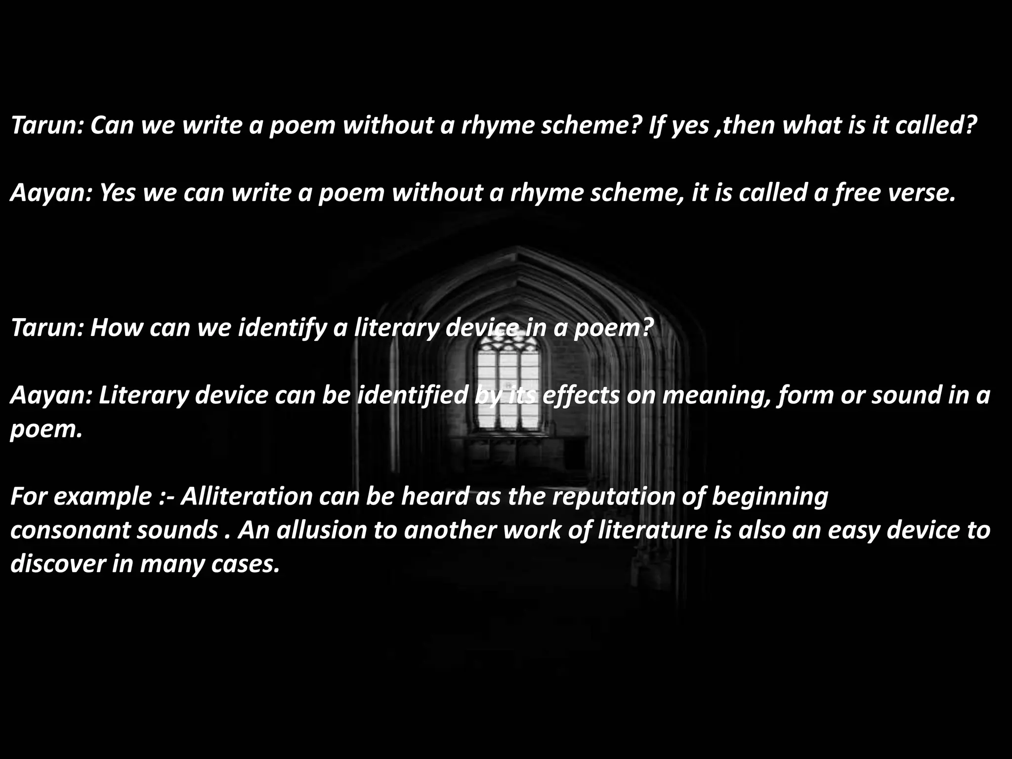 Presentation (3).pptx on poetic devices. | PPTX