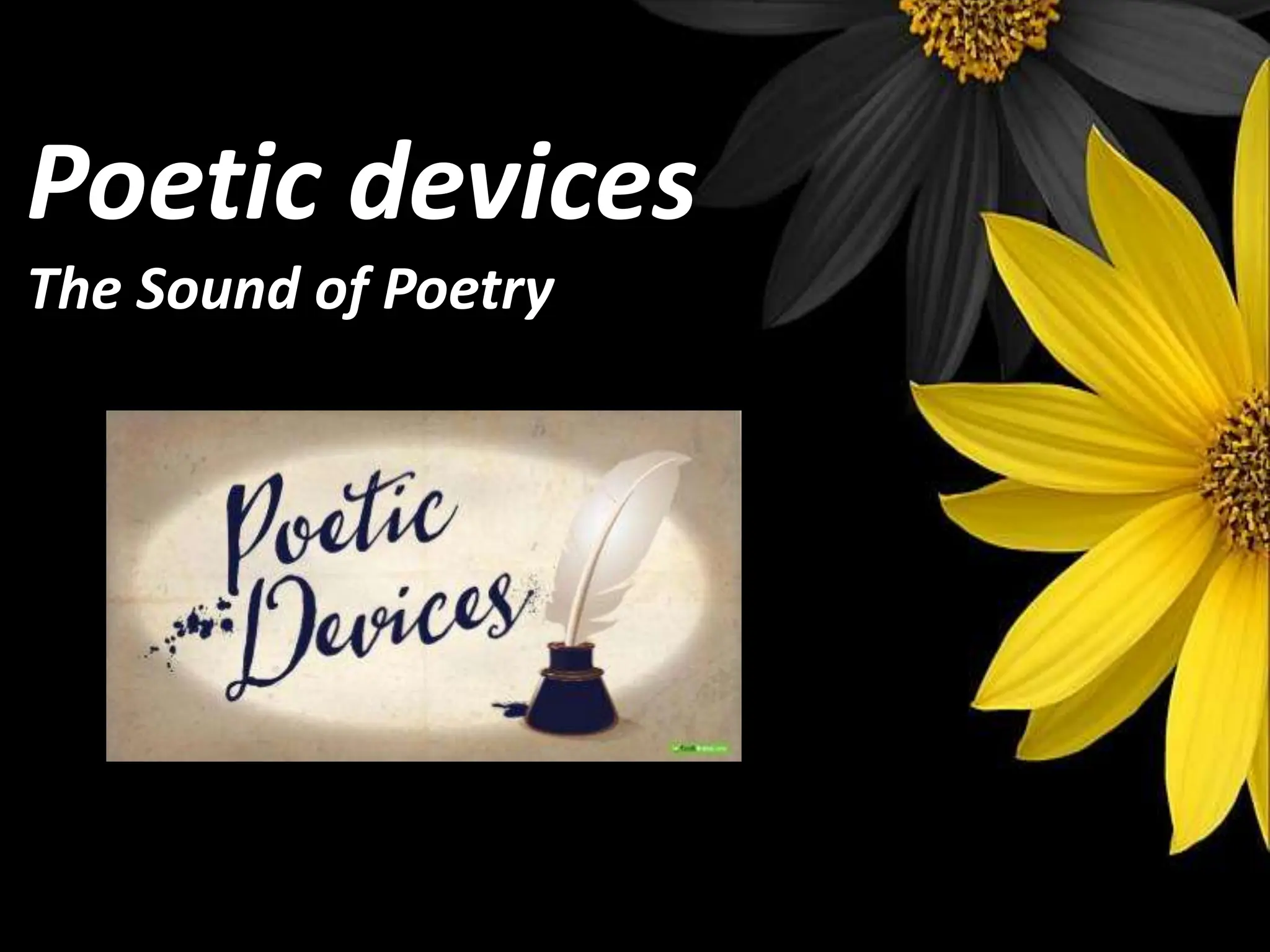 Presentation (3).pptx on poetic devices. | PPTX
