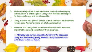 Character Analysis of Mr. Darcy from Pride and Prejudice | PPT