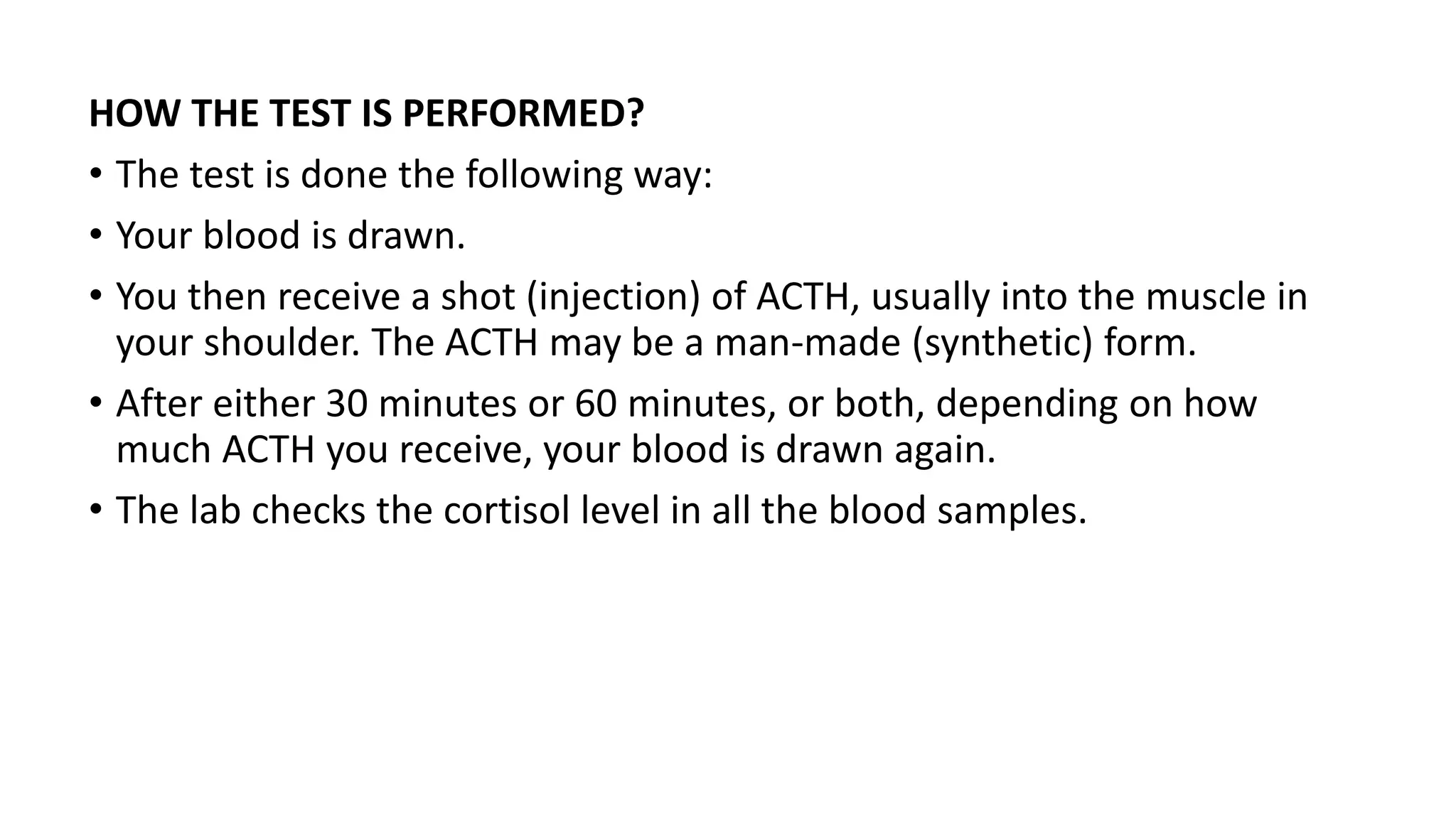 Adrenal function test for hypocortisolism | PPTX