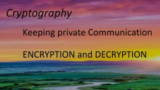 Application of matrices in cryptography | PPTX