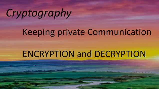 Application Of Matrices In Cryptography Ppt