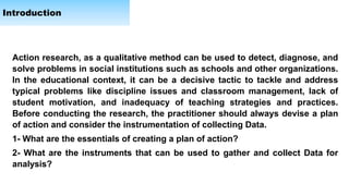 Creating a Plan of Action and Collecting Data | PPTX