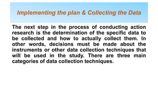 Creating a Plan of Action and Collecting Data | PPT