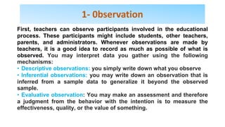Creating a Plan of Action and Collecting Data | PPT