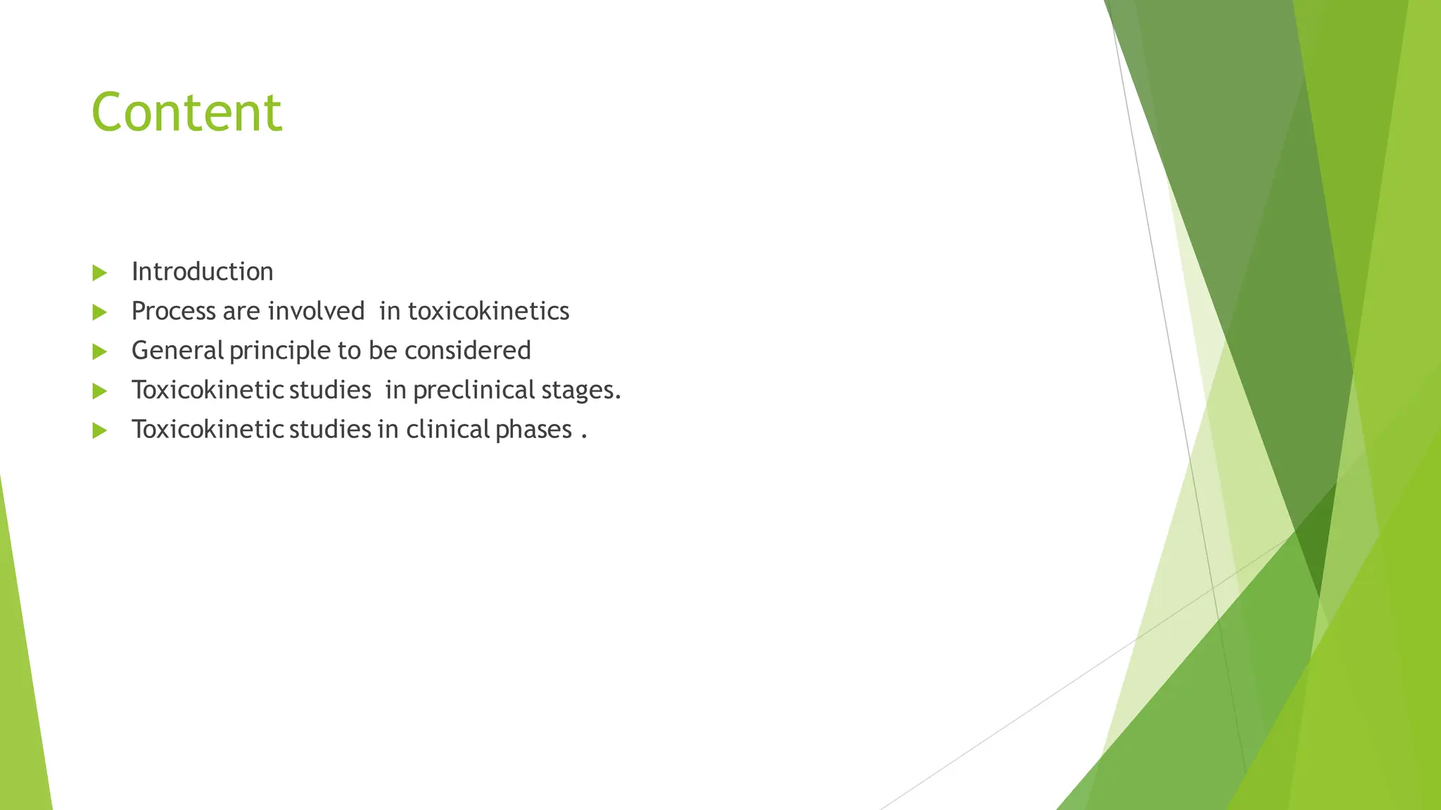 Toxicokinetics studies.. (toxicokinetics evaluation in preclinical ...