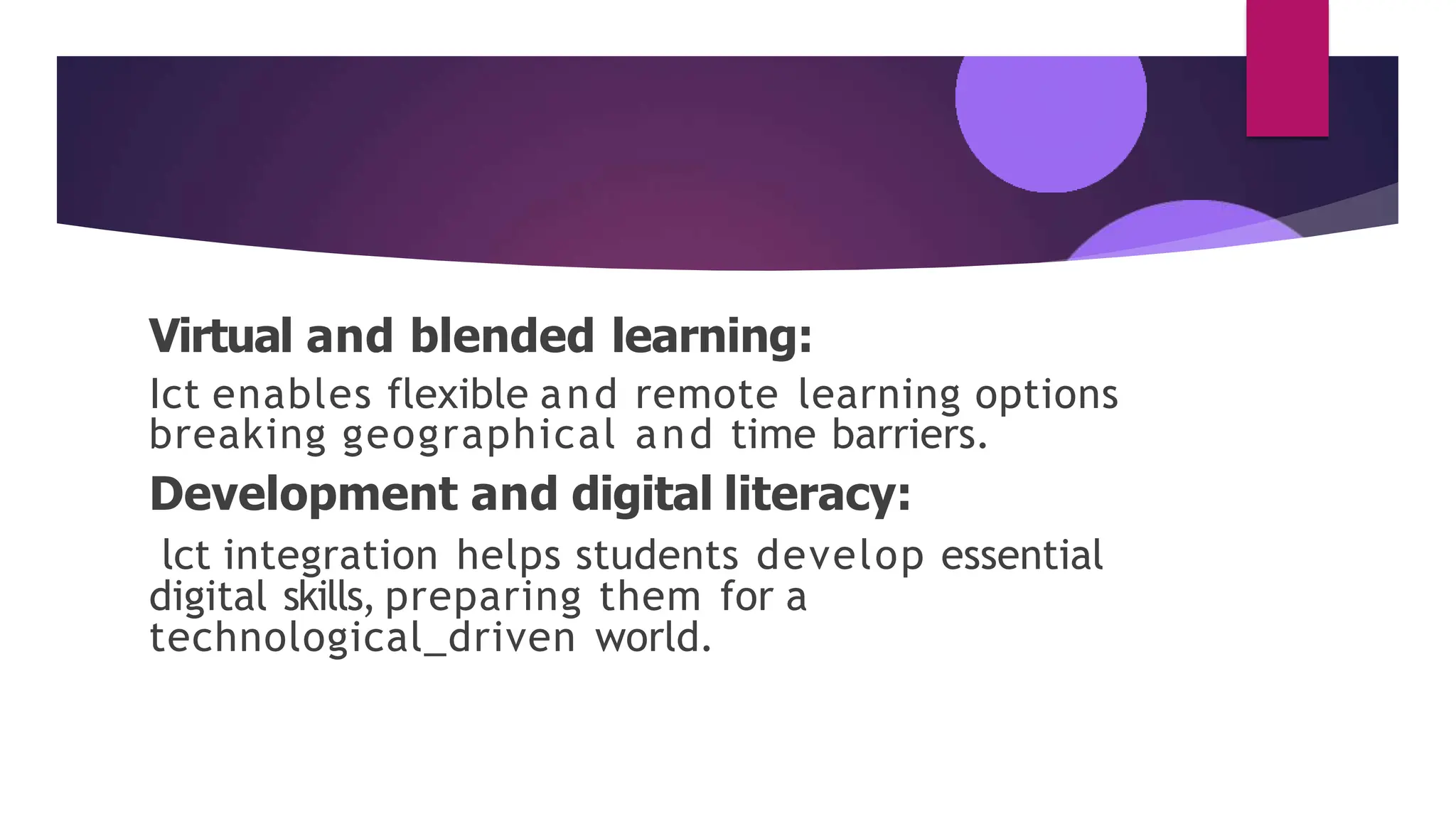 Role of ICT in 21st century education and it's challenges | PPTX