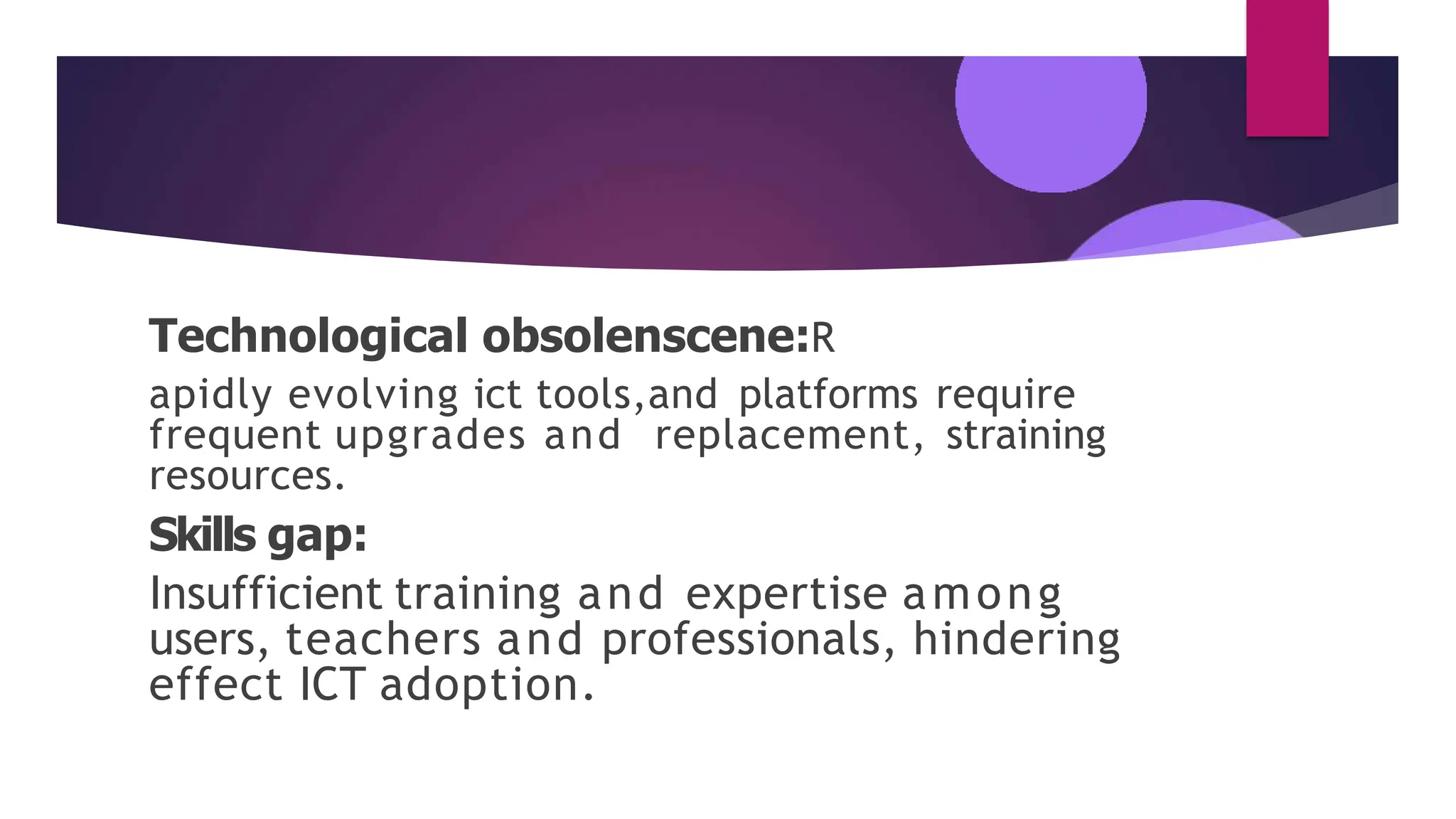 Role of ICT in 21st century education and it's challenges | PPTX