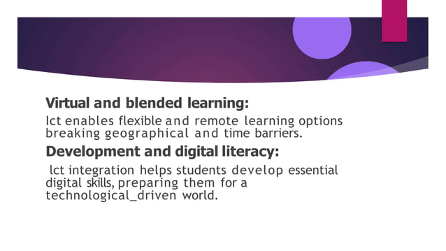 Role of ICT in 21st century education and it's challenges | PPT