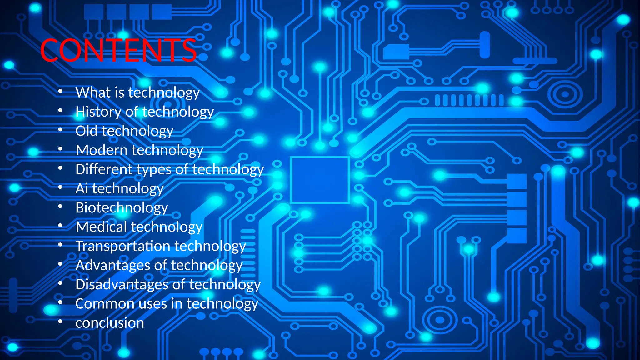 Different types of technology and our old technology | PPT