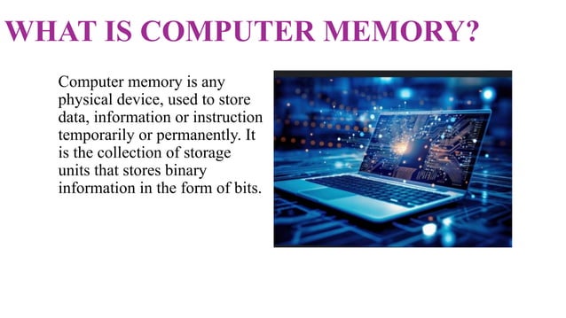 Computer memory and it's types | PPT
