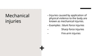 Mornitoring and medical care of patients with mechanical and thermal ...