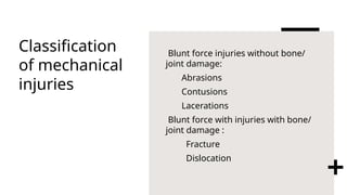 Mornitoring and medical care of patients with mechanical and thermal ...