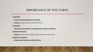 TDT curve power Point presentation with lethal value | PPTX