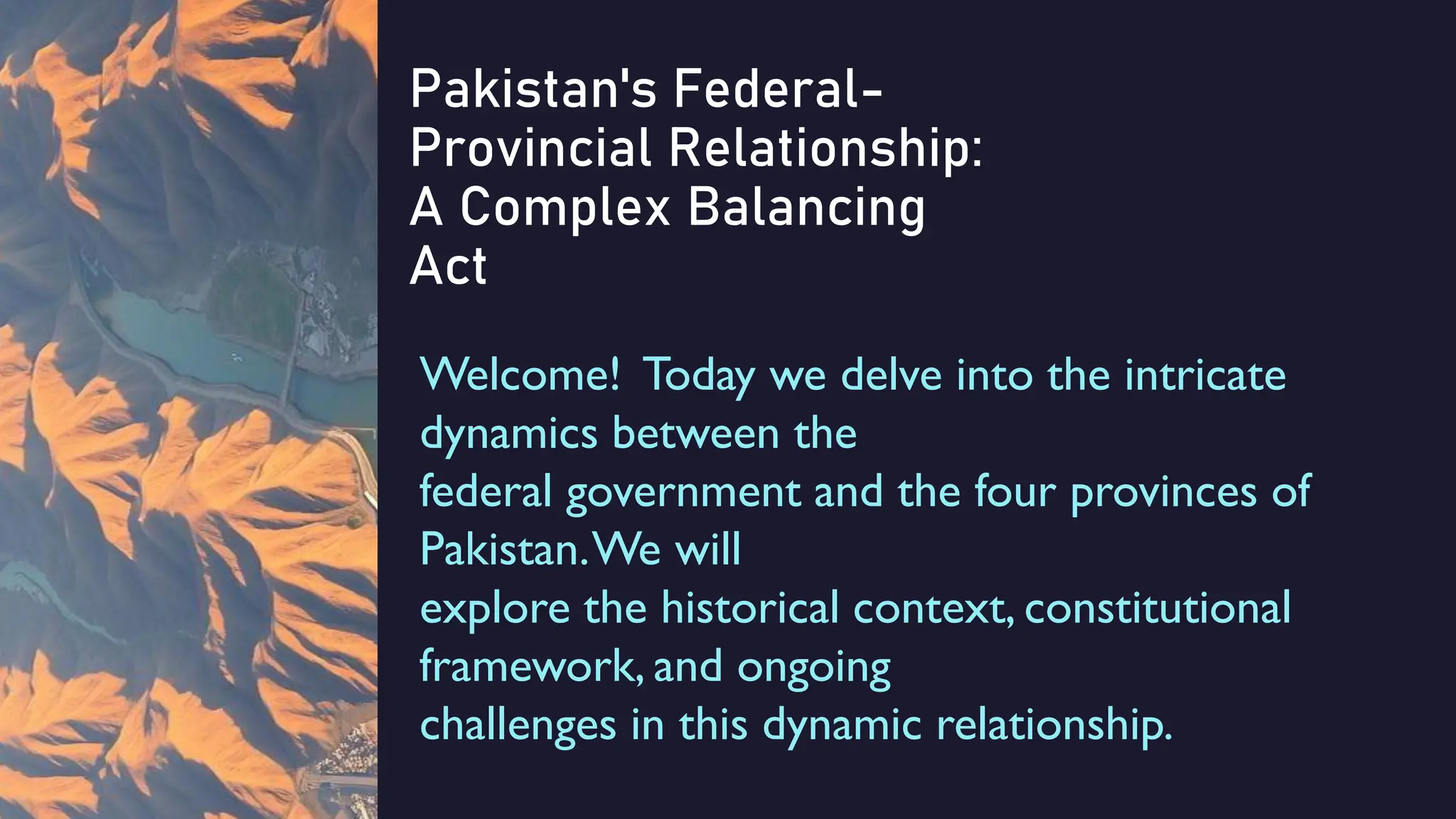 Pakistan federal and provincial relationships | PDF