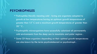 Microorganisms inhibiting extreme environment | PDF