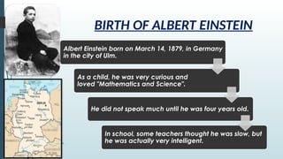 Albert Einstein by school students biography | PPTX