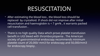 Presentation based on GI bleeding and it's clinical Scoring | PPTX
