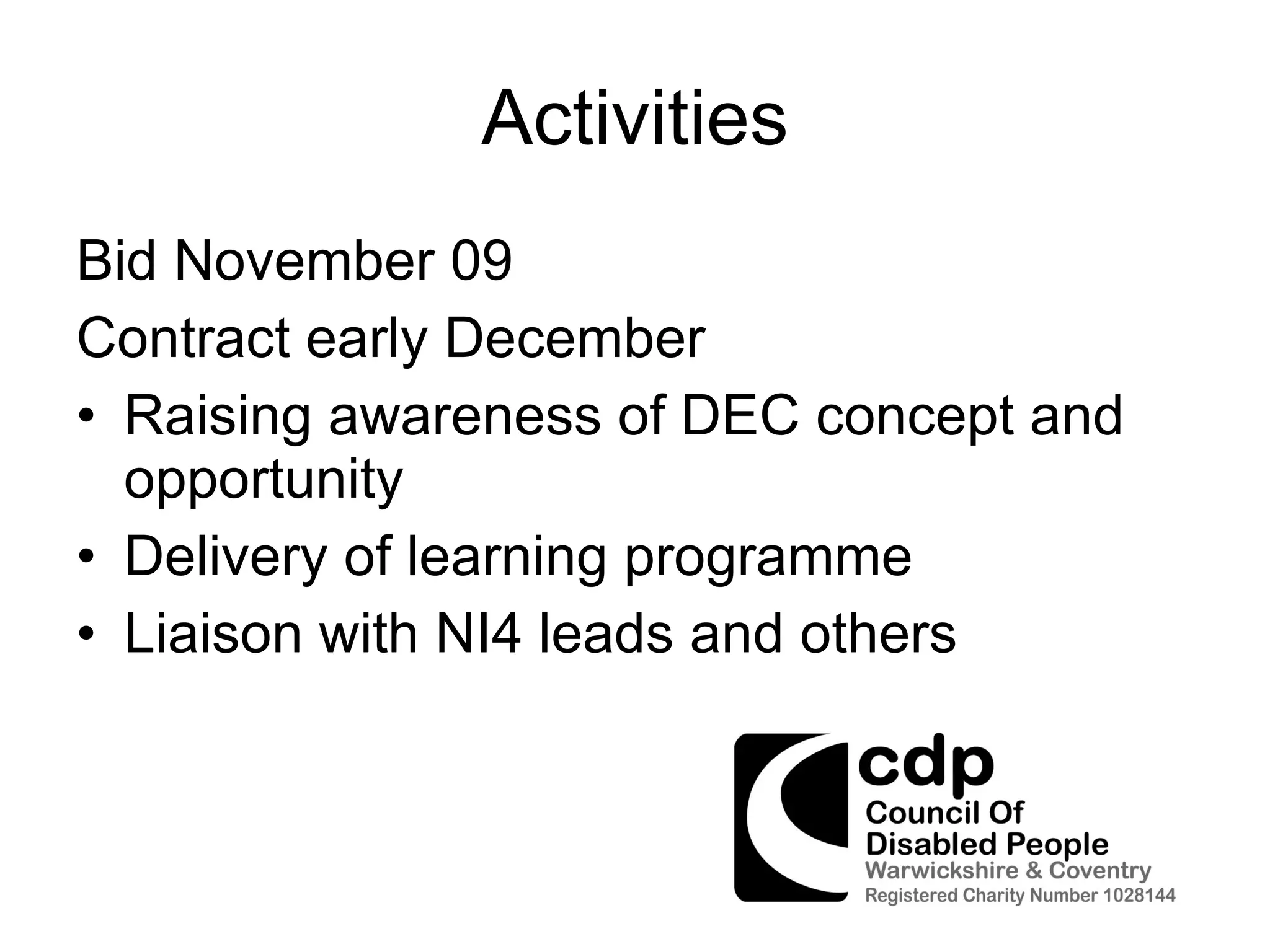 Presentation 3 cdp | PPT