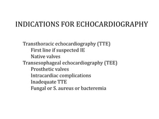 Infective endocarditis | PPTX