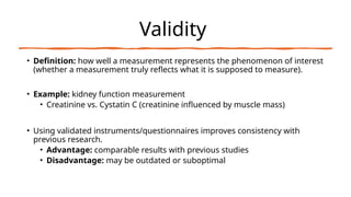 Presentation # 3 - Measurements, Validity, and Reliability.pptx